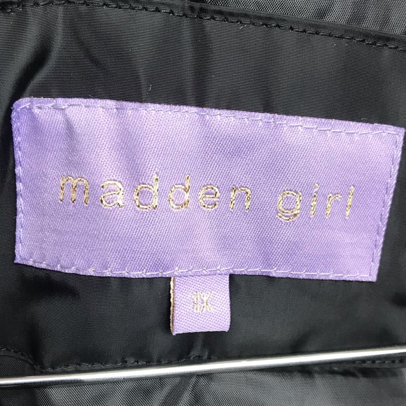 Madden Girl | Jackets & Coats | Madden Girl Womens Black Anorak ...